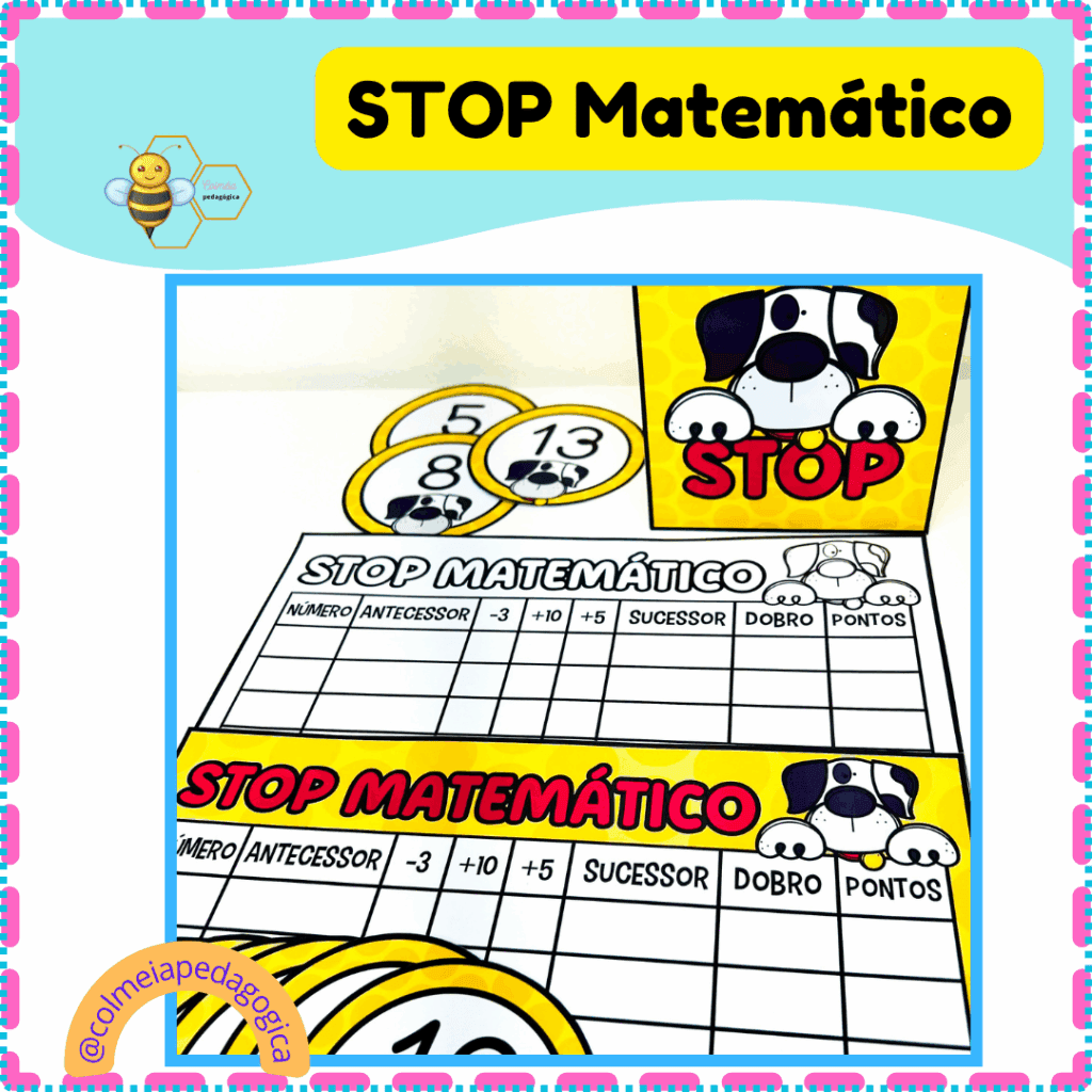 STOP MATEMÁTICO – Colmeia Pedagógica